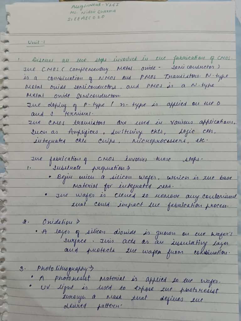 Vlsi Assignment | PDF