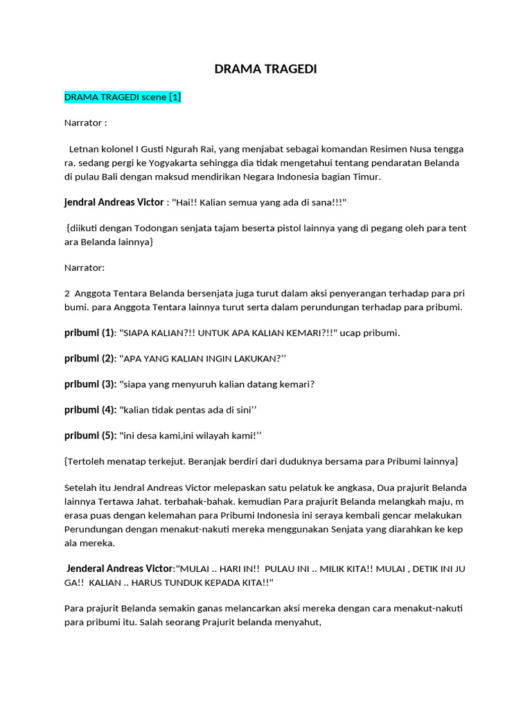 Drama Tragedi 5 | PDF