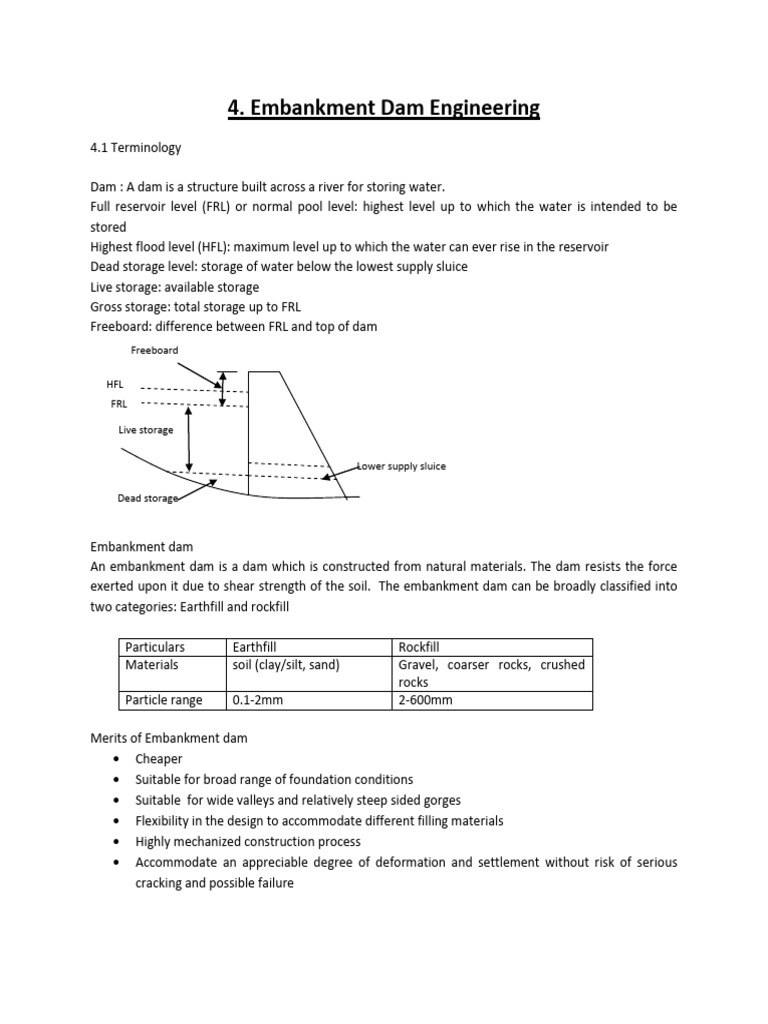 Embankment Dam Engineering | PDF | Dam | Soil Mechanics