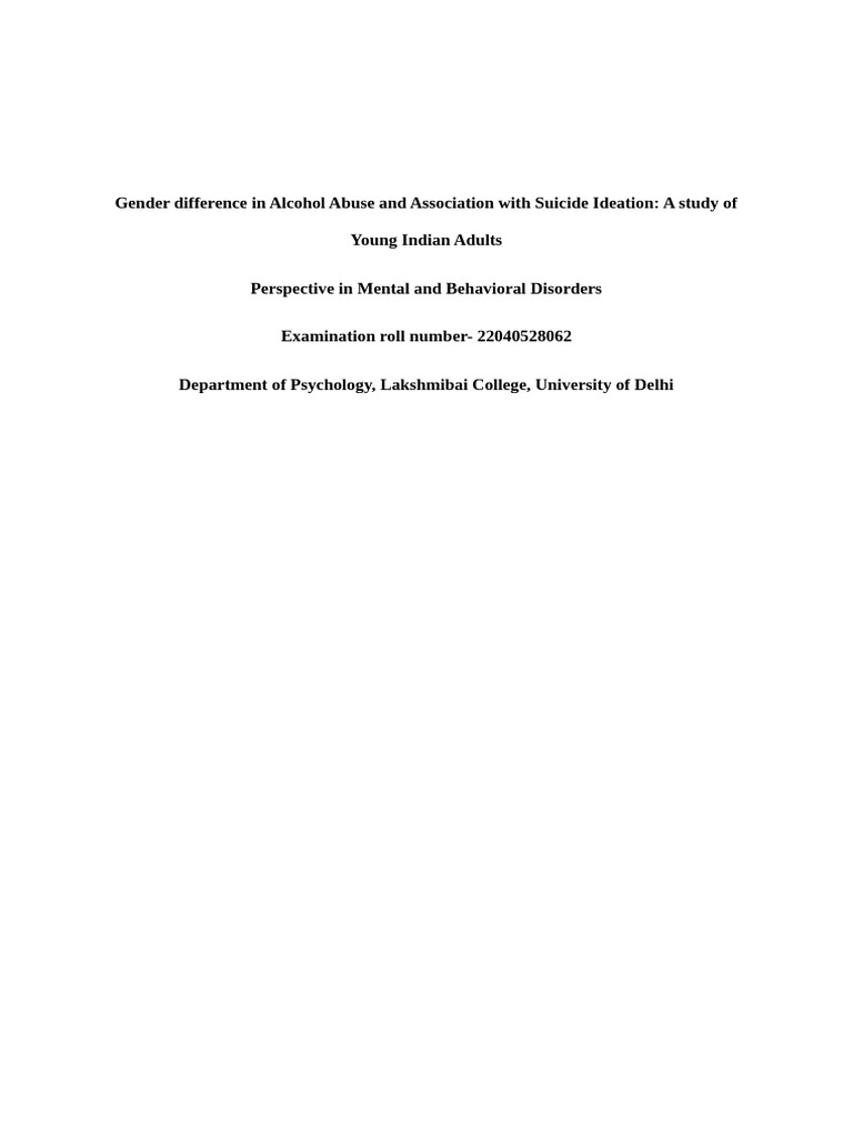 Introduction To Substance Disorder 1 | PDF | Alcoholism | Substance Abuse