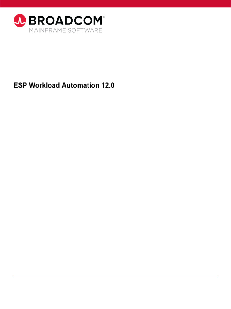 ESP Workload Automation 12.0 Overview | PDF | World Wide Web | Internet ...
