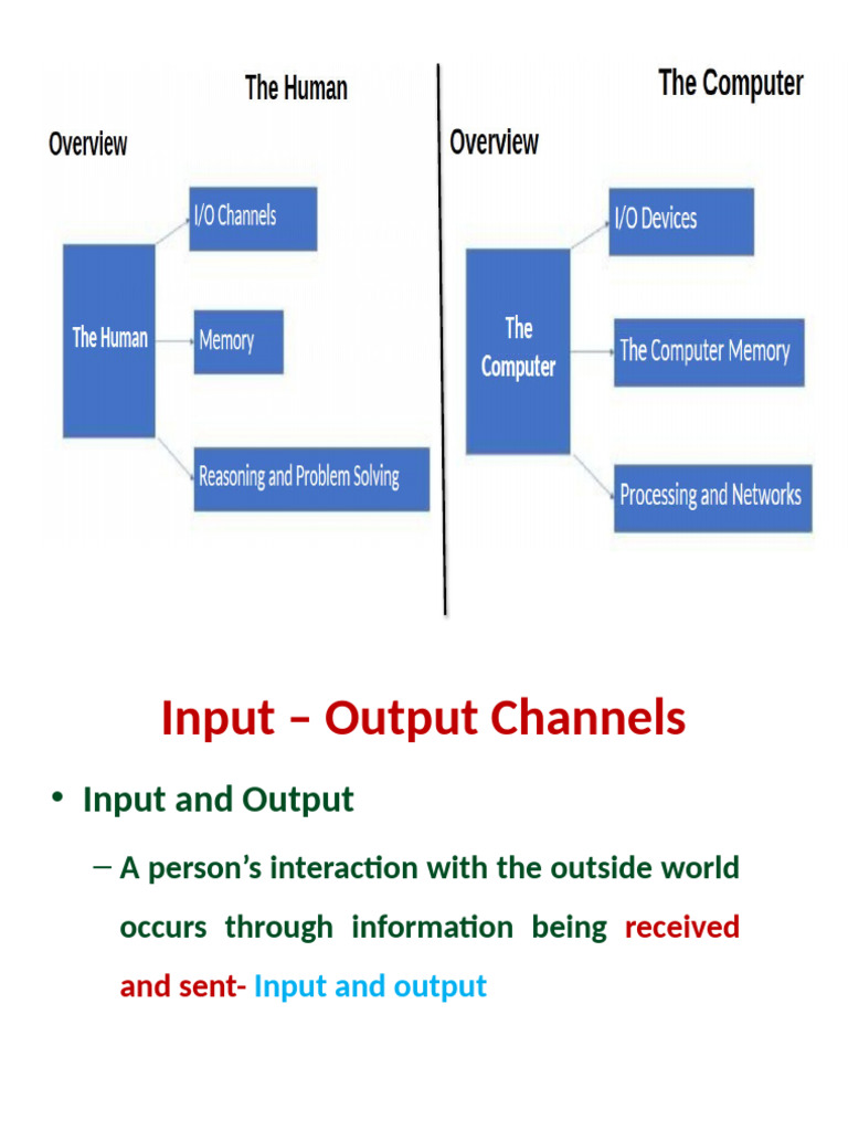 Understanding Human Input and Output Channels | PDF | Ear | Eye
