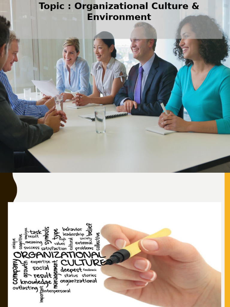 Understanding Organizational Culture | PDF | Organizational Culture ...