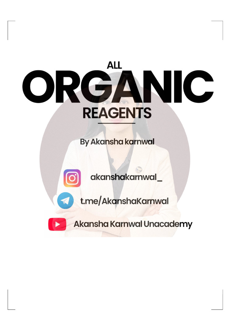 All Organic Reagents | PDF | Amine | Aldehyde