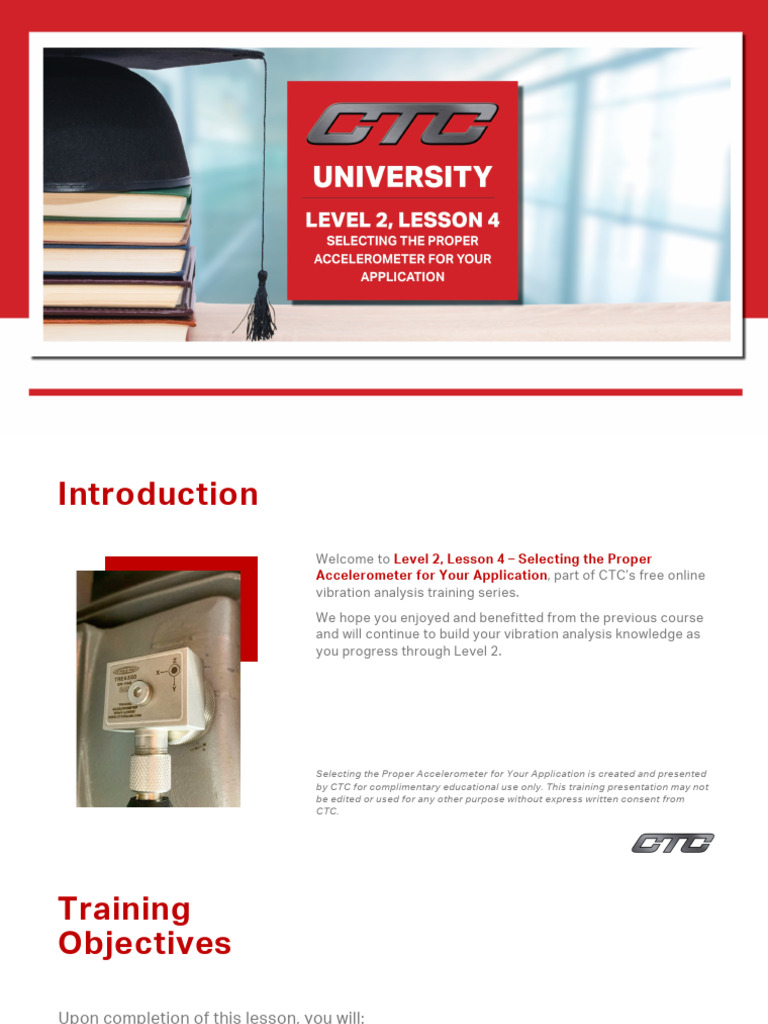 CTC University Level 2 Lesson 4 Select The Right Sensor | PDF ...