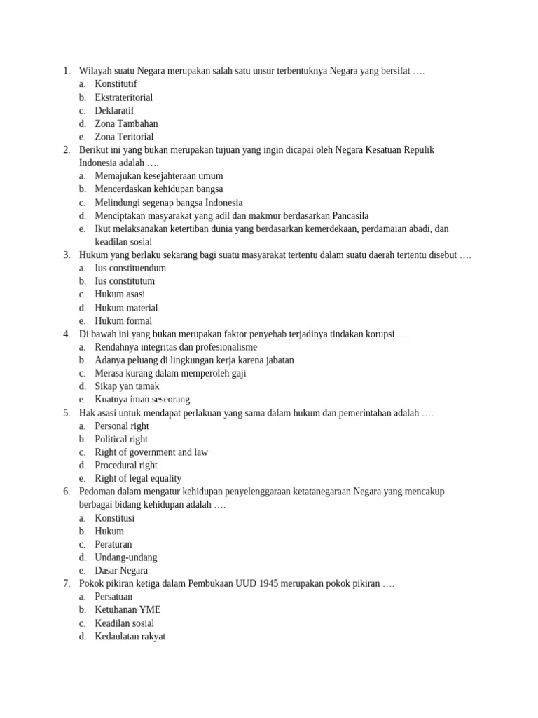 Soal Mamah New | PDF