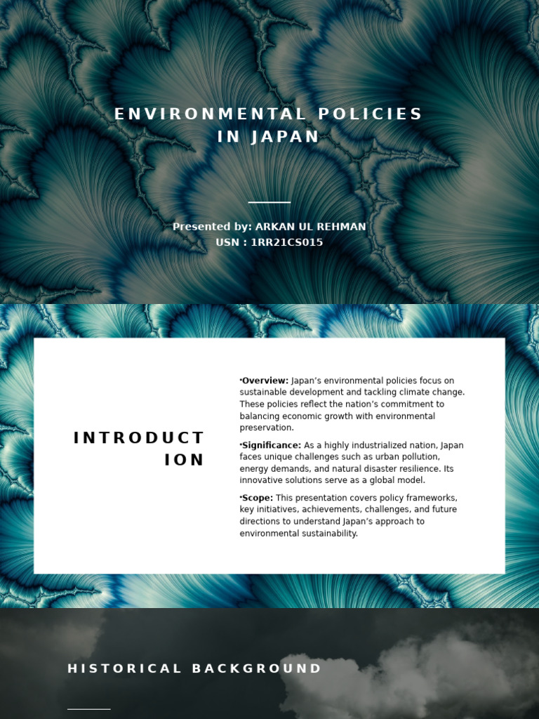 Japan's Environmental Policy Overview | PDF | Sustainability ...