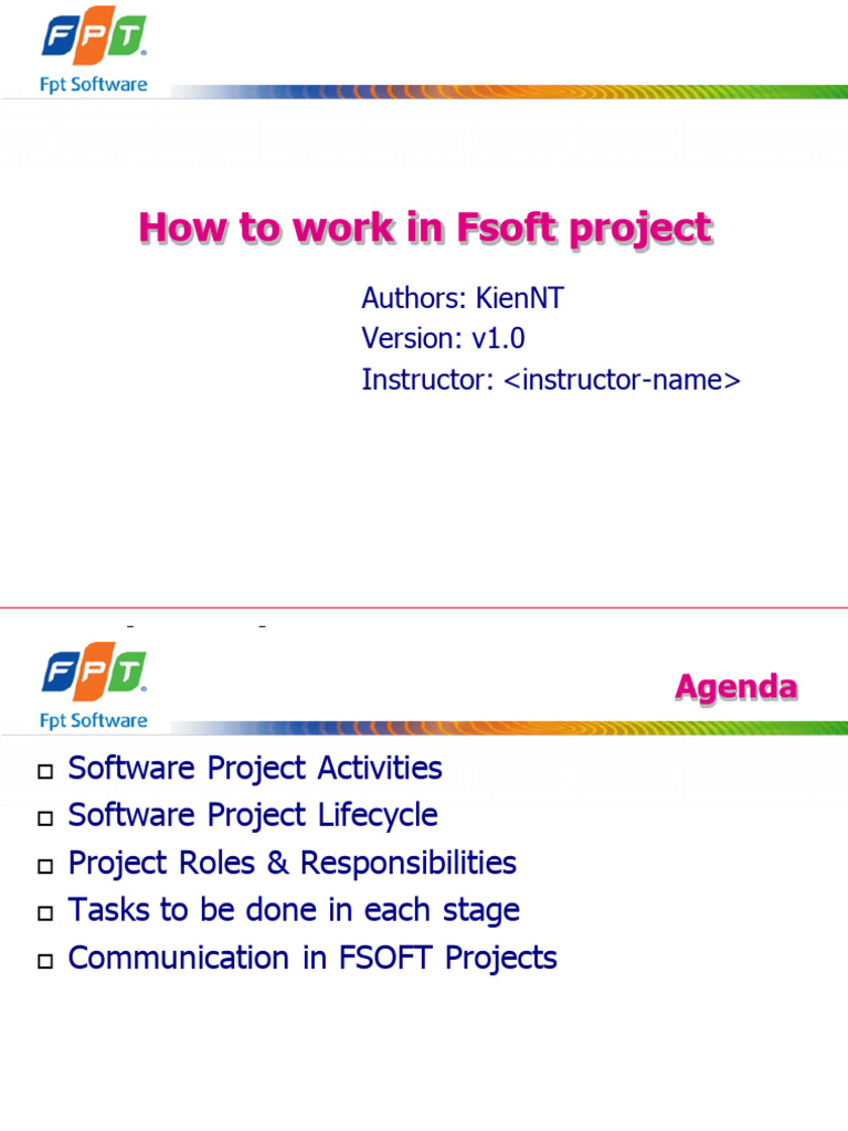 How To Work in Fsoft Project Compress | PDF | Quality Assurance | Software
