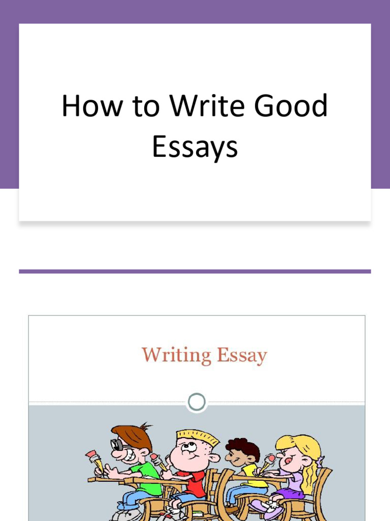 How To Write Good Essays | PDF | Essays | Oxide
