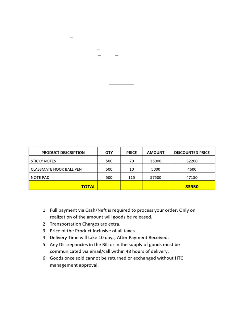 Krea University Proforma 18.1.25 | PDF