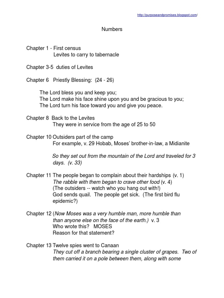 Numbers | PDF | Book Of Numbers | Shabbat Prayers
