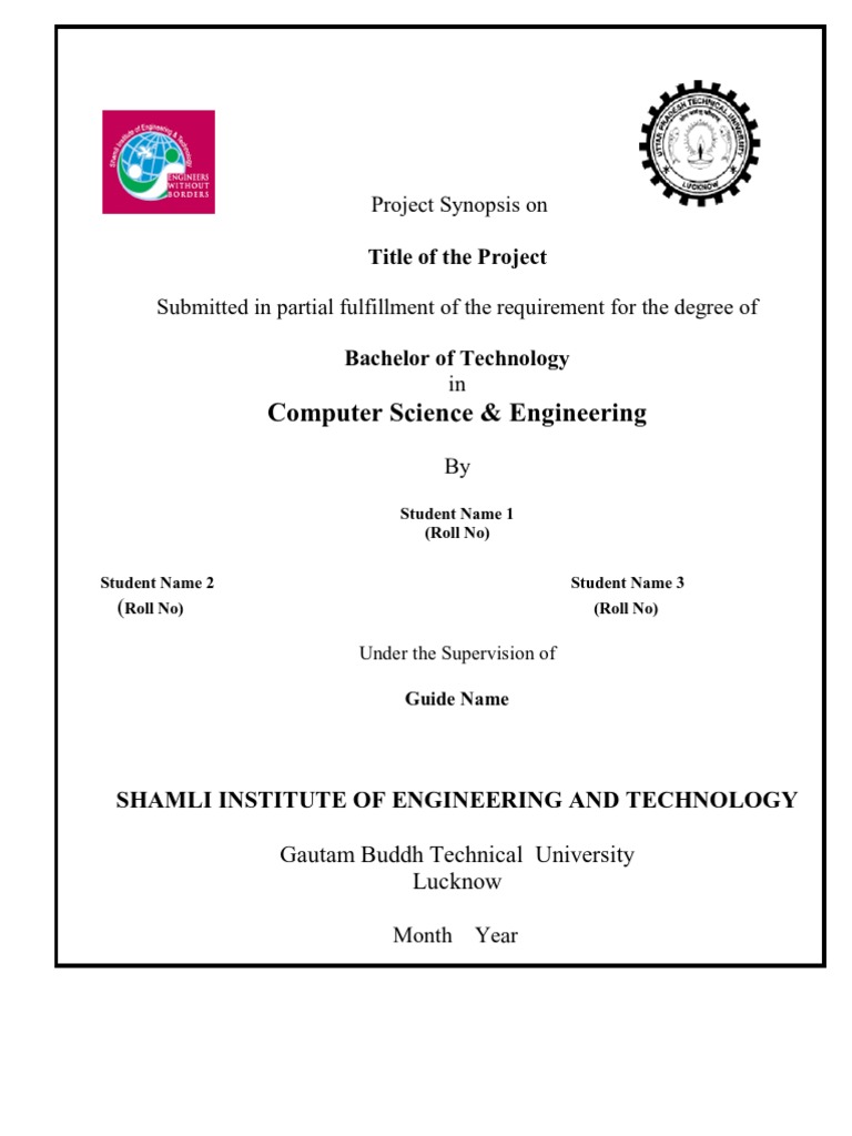 Project Synopsis Cse | PDF | Peer To Peer | Streaming Media