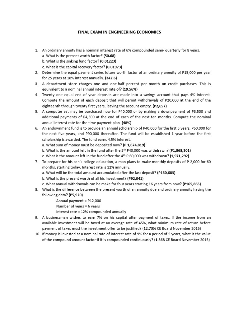 MIDTERM-EXAM-Answers (1) | PDF | Interest | Financial Services