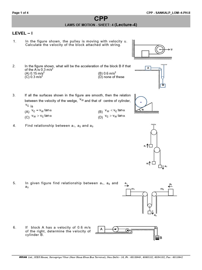Constrained-motion | PDF | Velocity | Classical Mechanics Constrained-motion | PDF | Velocity | Classical Mechanics