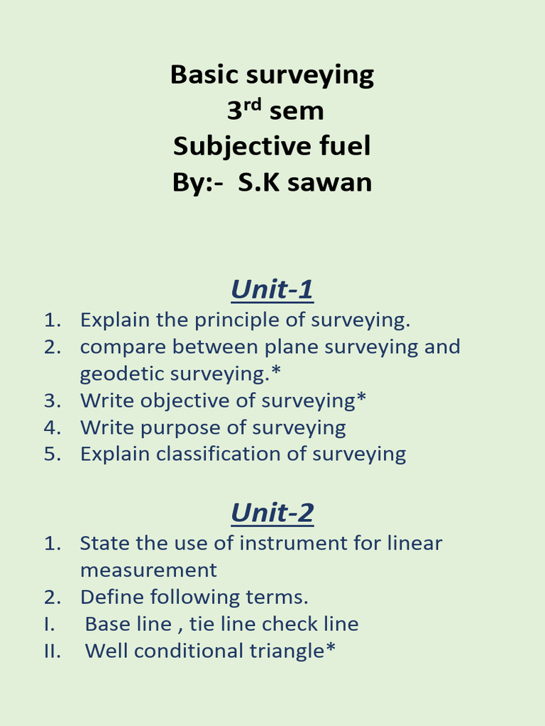 BS VVI Questions | PDF