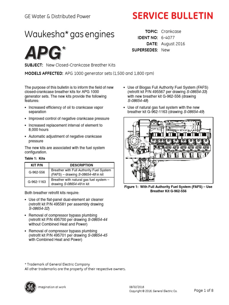 6-4077 APG closed breather kits | PDF | Valve | Gas Technologies