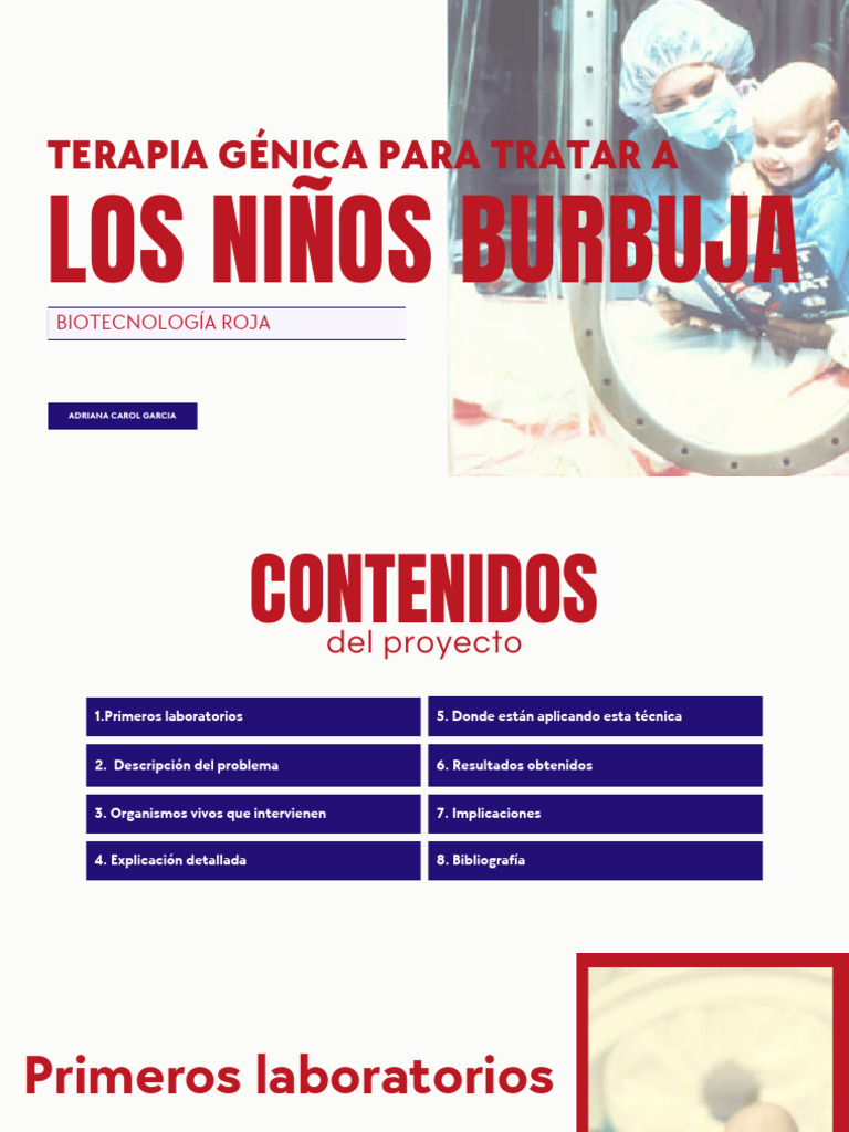Terapia Génica para Tratar A Los Niños Burbuja | PDF | Medicina CLINICA | Genética