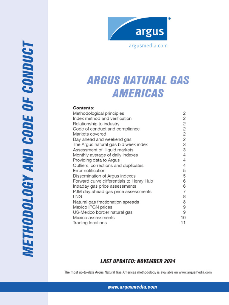 Argus Natural Gas Americas | PDF
