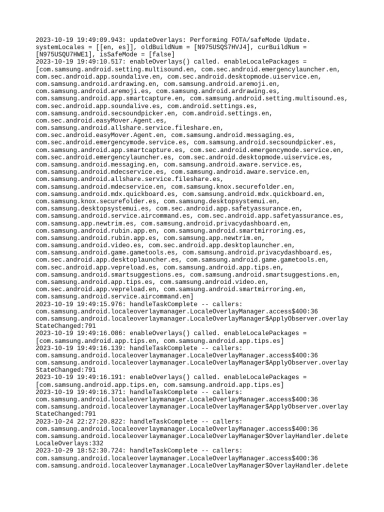 Actualización de Overlays en Samsung | PDF | Informática | Tableta
