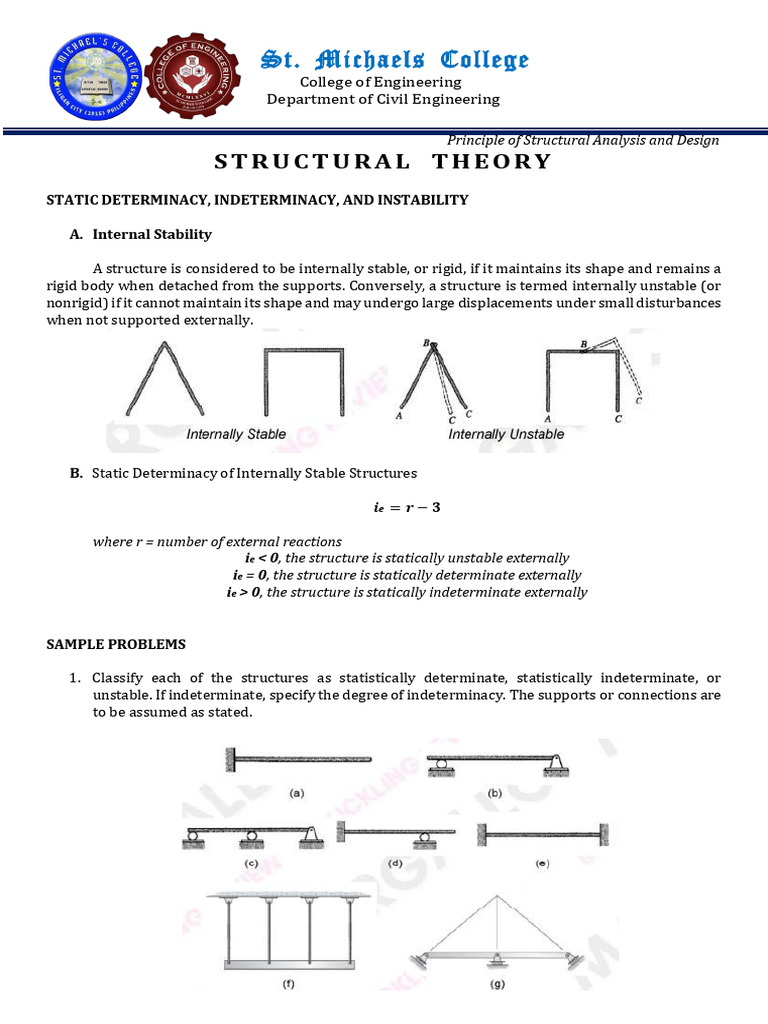 Lecture Note Theory of Structures | PDF | Mechanical Engineering ...