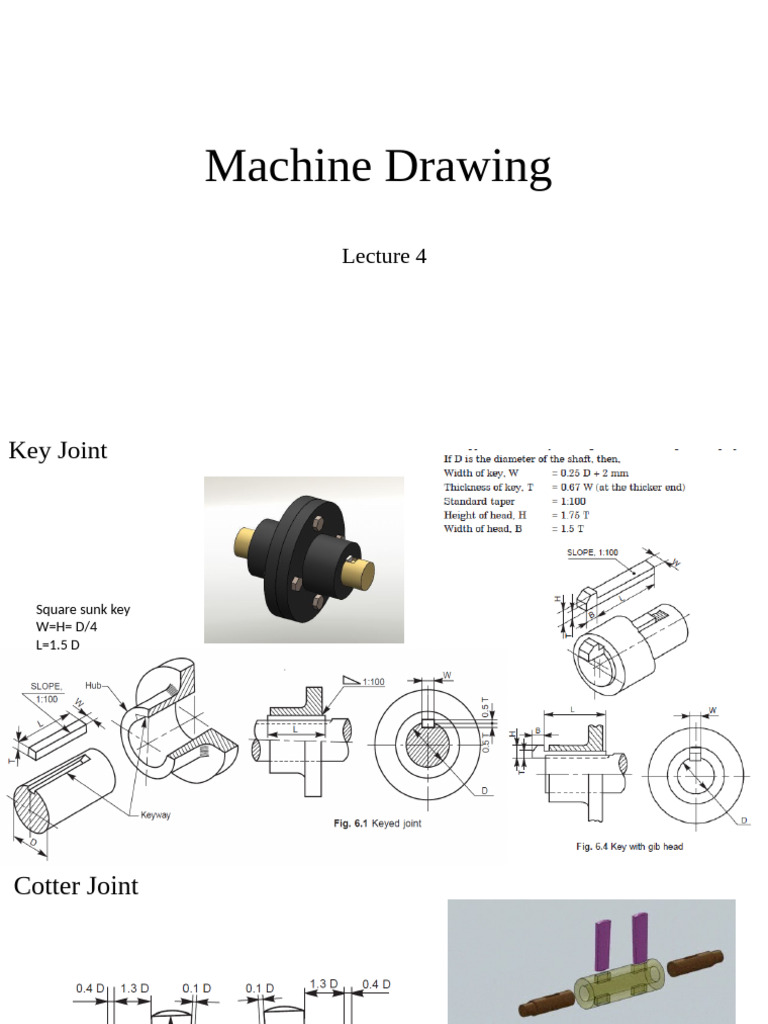 Machine Drawing ME 257-L3 | PDF