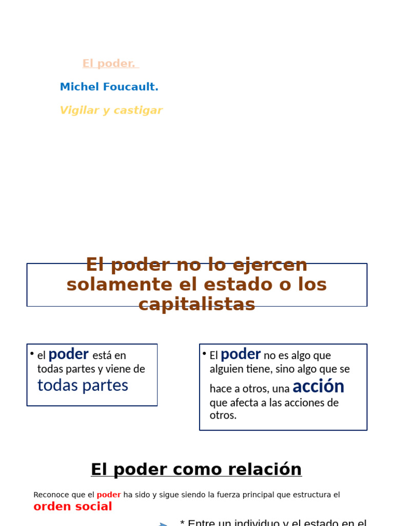 Poder y Disciplina en Foucault | PDF | Discurso | Comportamiento
