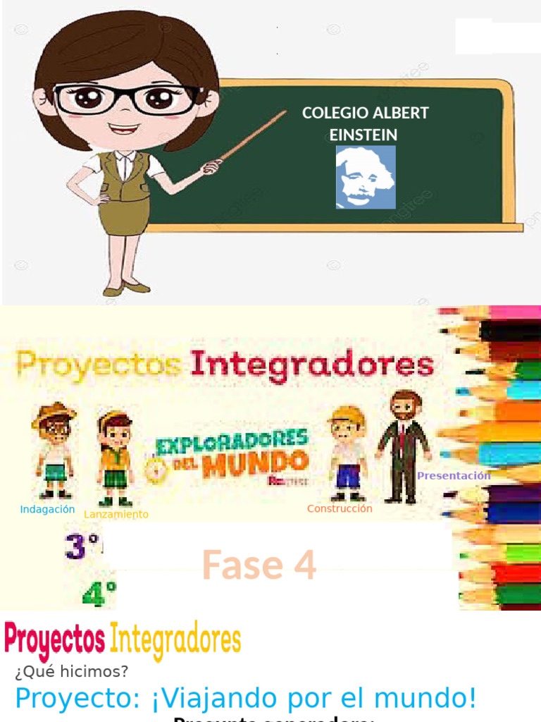 Proyecto escolar: Viajando por el mundo | PDF