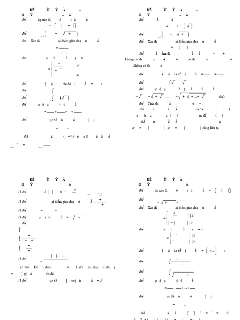 Đề GK CK GT1 KSTN | PDF
