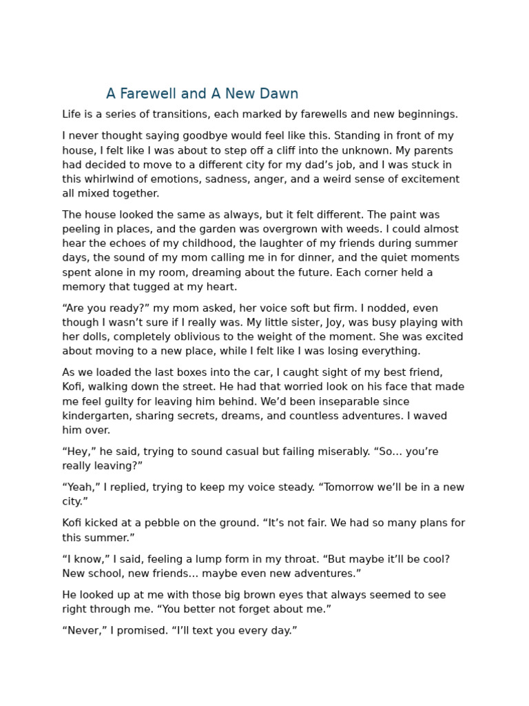 Quarterly Writing Challenge | PDF