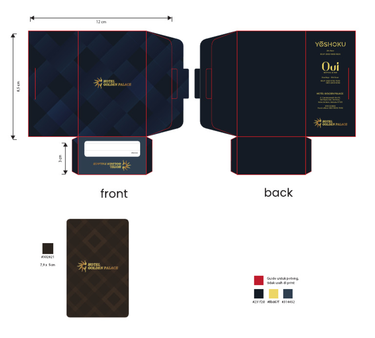 HGP - Hotel Card & Holder FInal-Revised | PDF