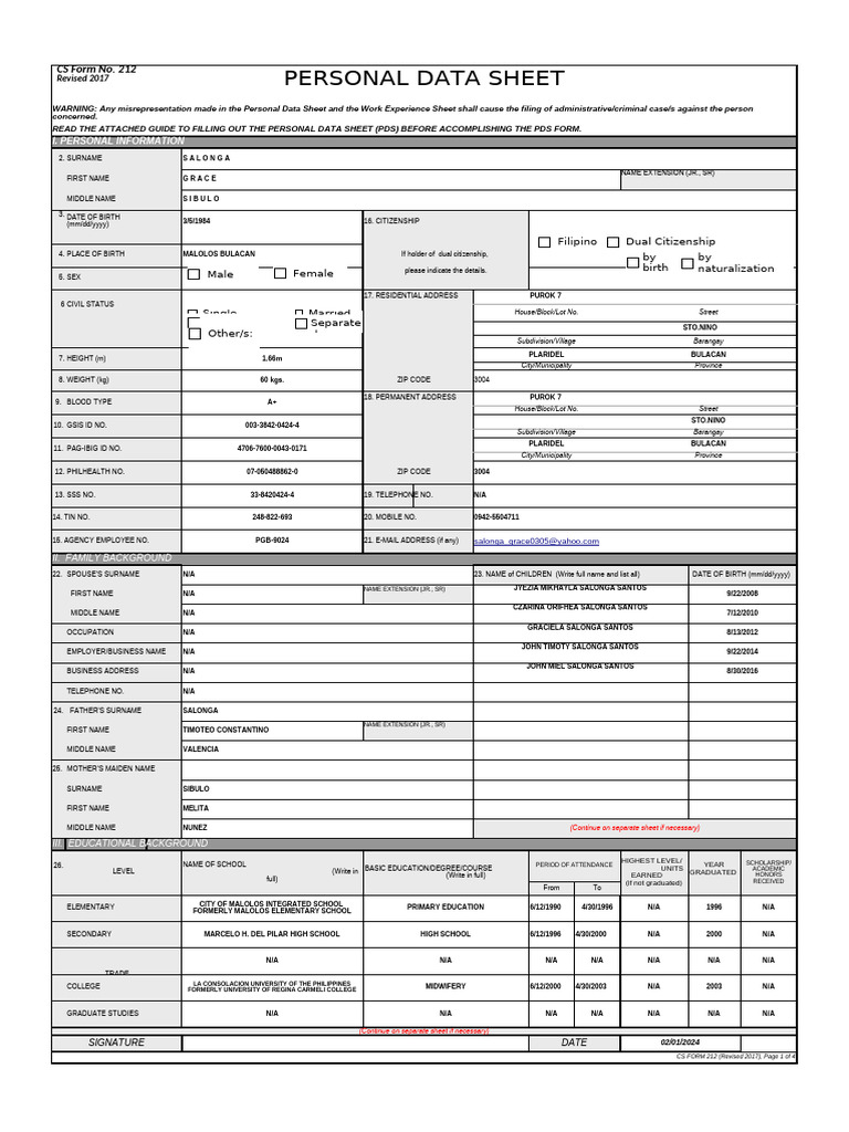 GSS PDS | PDF | Midwife | Midwifery