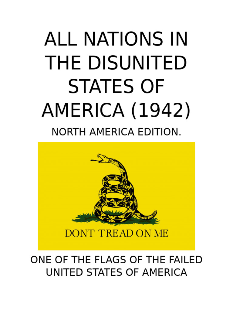 Top 5 Countries in The Disunited States of America | PDF