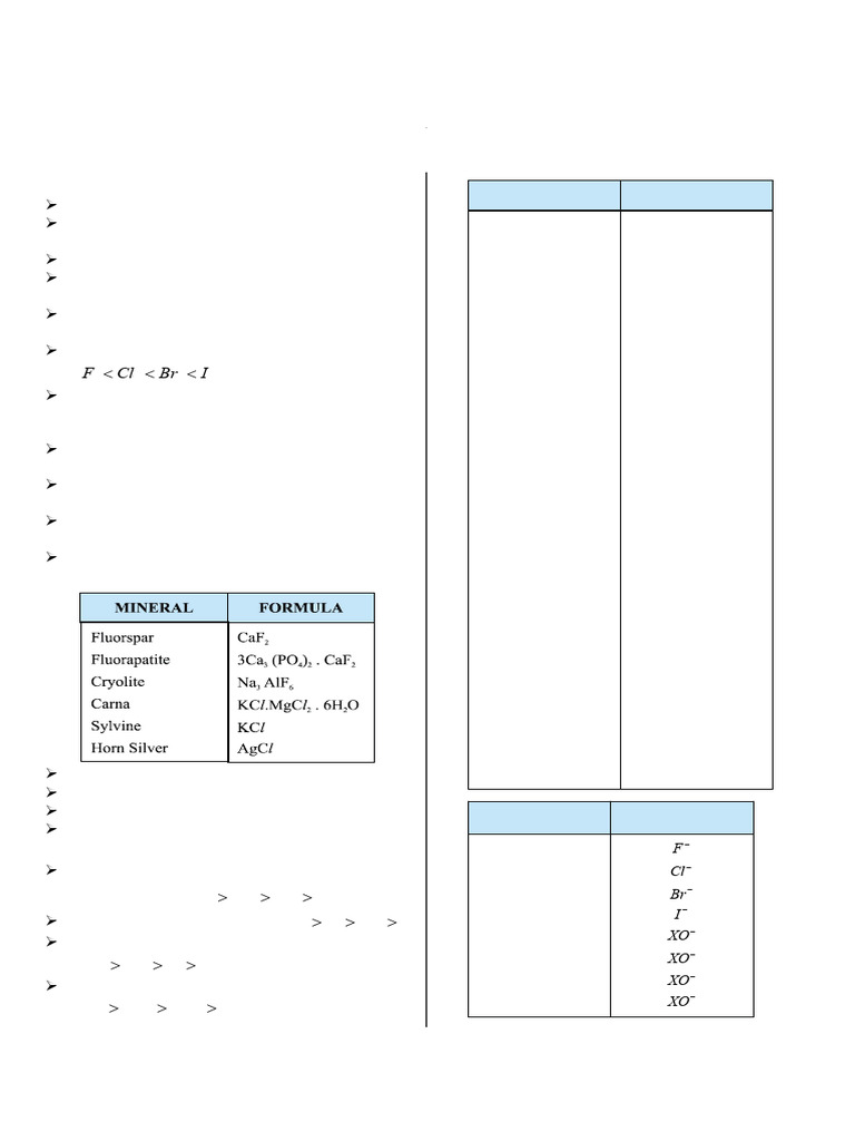 17 th and 18 th1 | PDF | Chlorine | Iodine