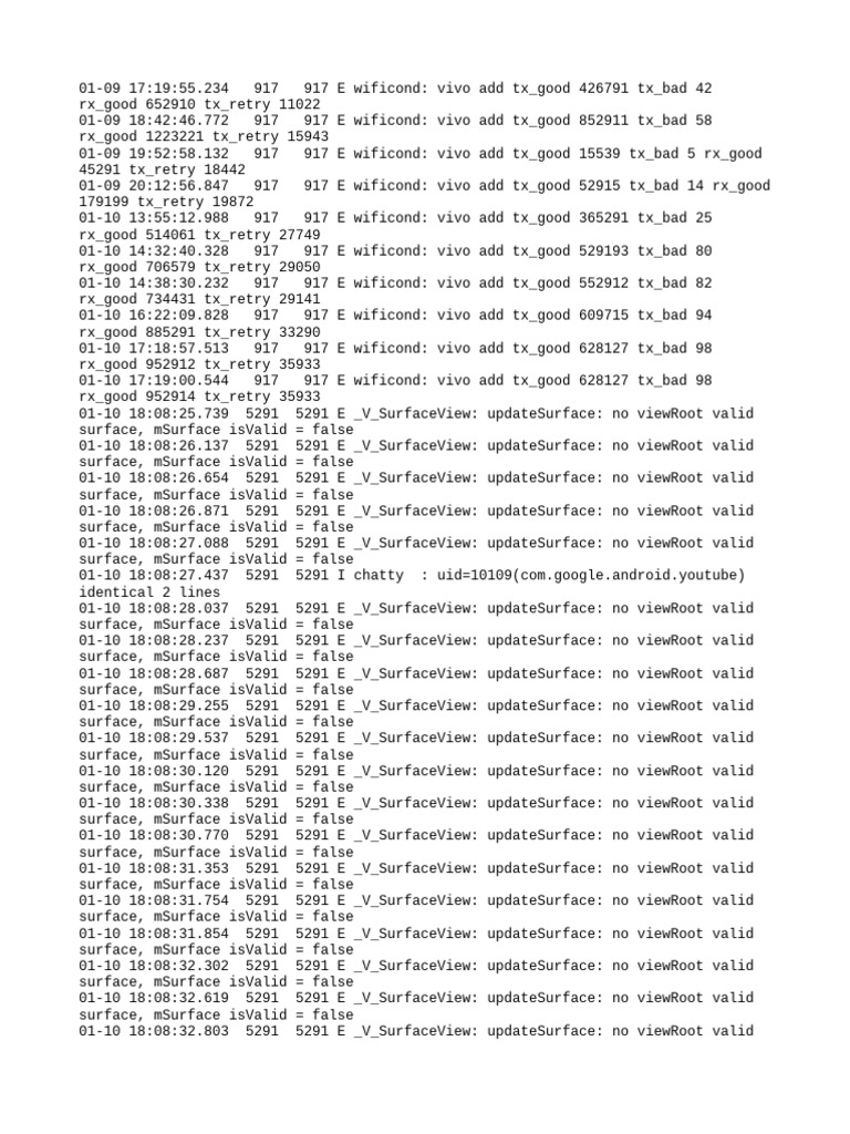 Log | PDF | Computing Platforms | Software