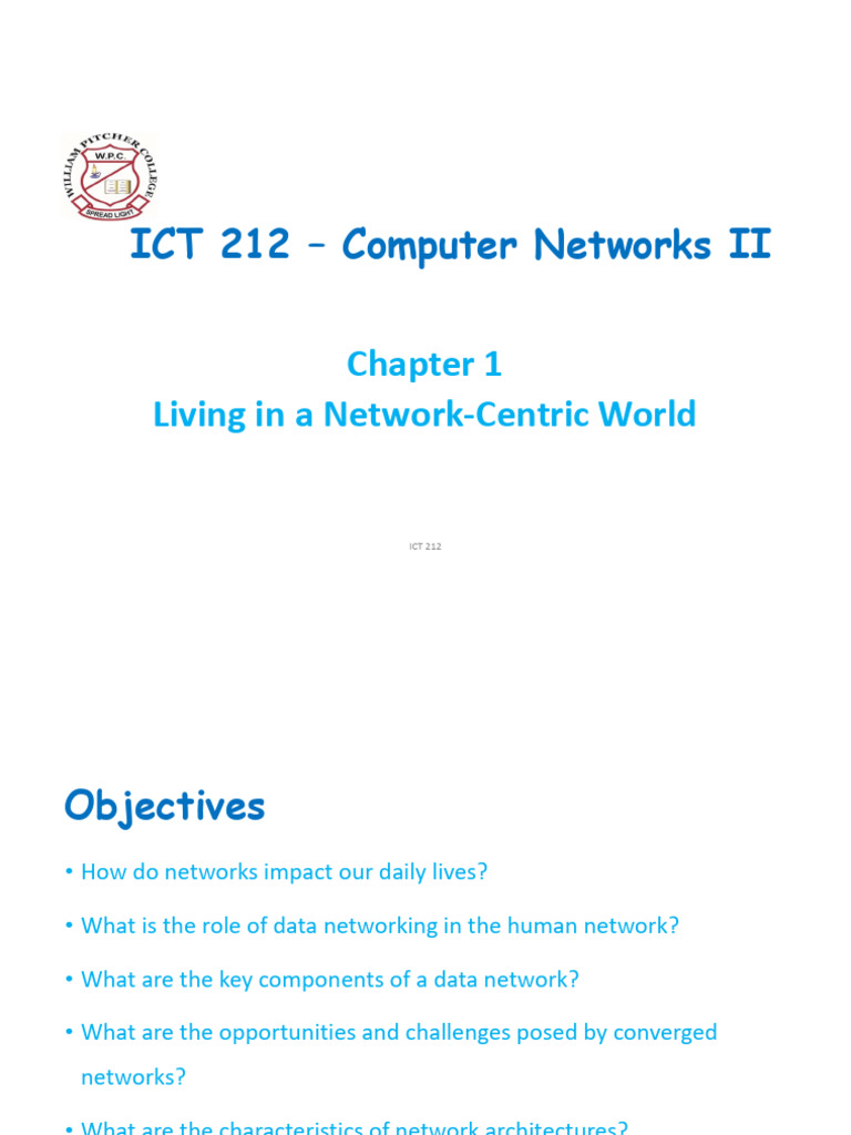 Living in A Network Centric World | PDF | Computer Network | Educational Technology