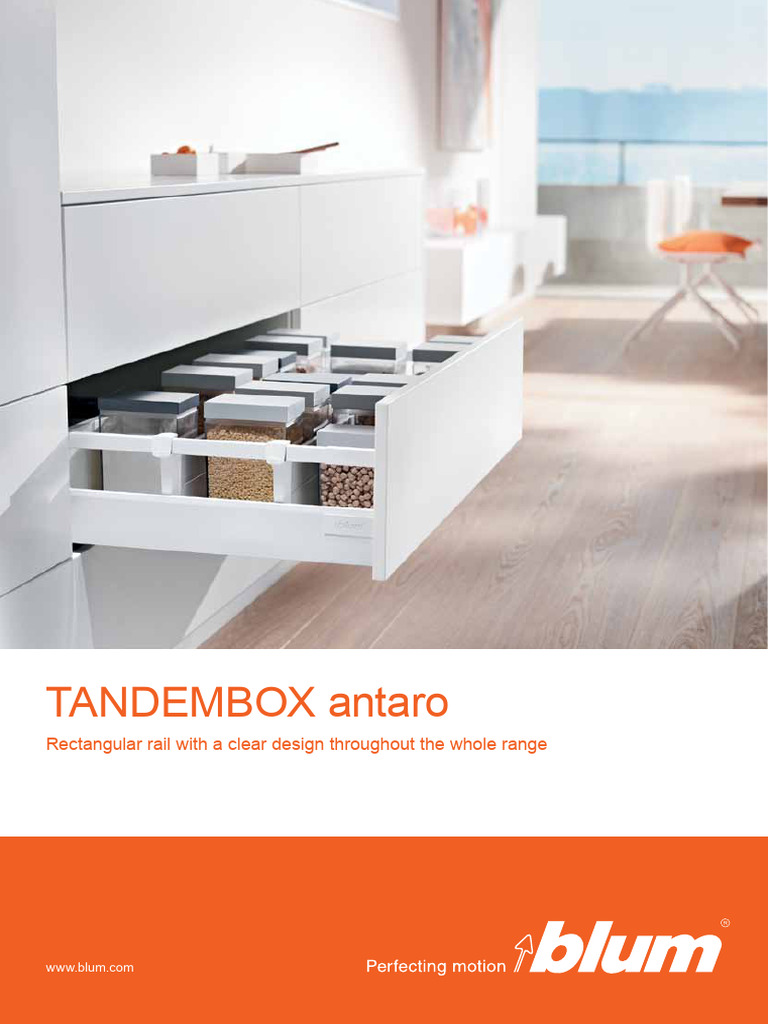 blum-tandembox-antaro | PDF | Kitchen | Cabinetry