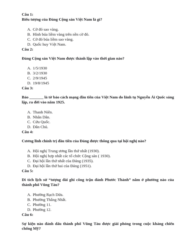 95 NĂM LỊCH SỬ DCSVN 7 | PDF