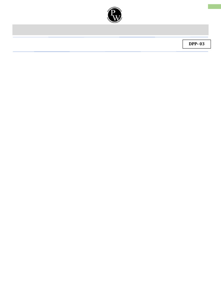 Partnership - Fundamental - DPP 03 - (Kautilya) | PDF | Interest | Tax Deduction