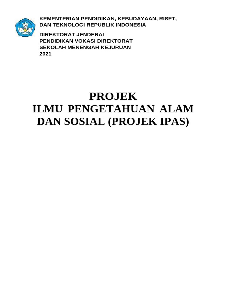 Buku Ajar Projek IPAS untuk SMK | PDF