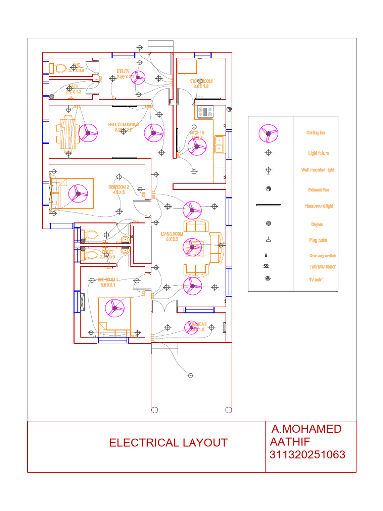 Electrical Layout a3 | PDF