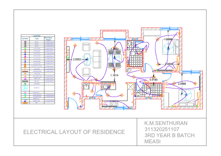elec layout | PDF | Manufactured Goods | Equipment