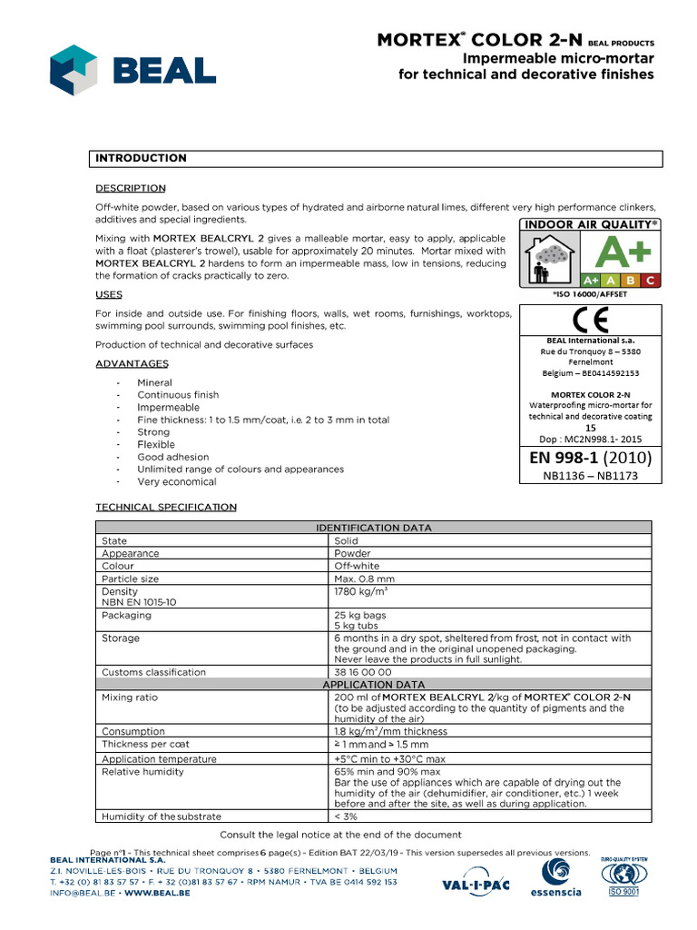 MORTEX-COLOR-2-N-EN | PDF