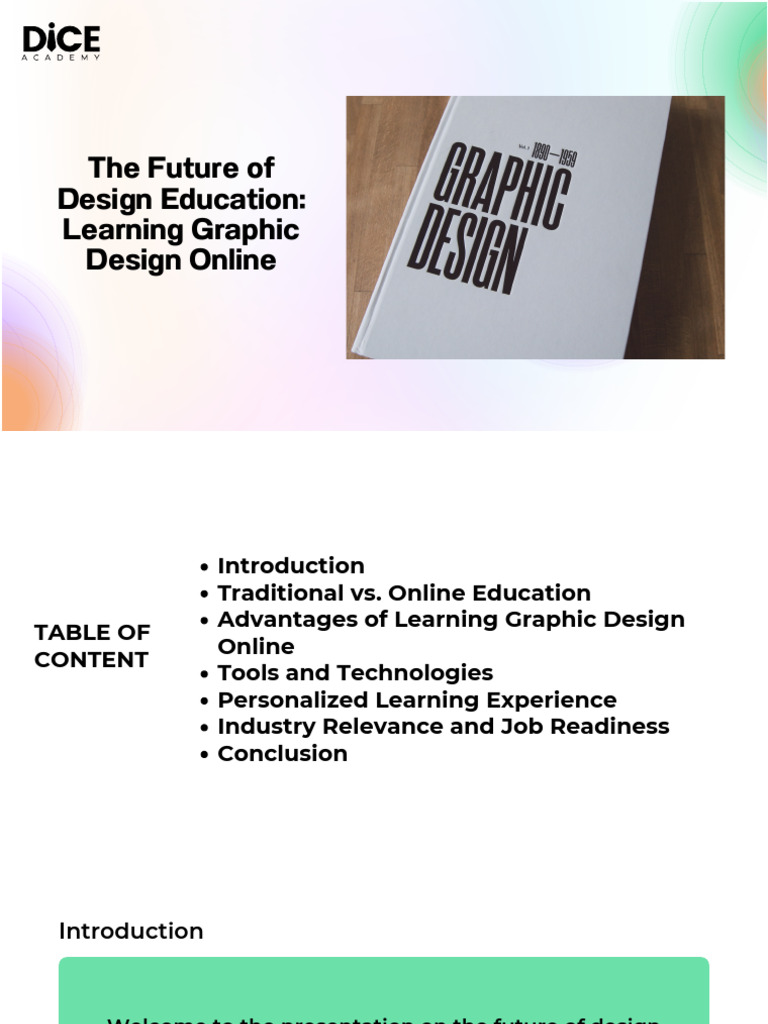 The Future of Design Education Learning Graphic Design Online | PDF ...