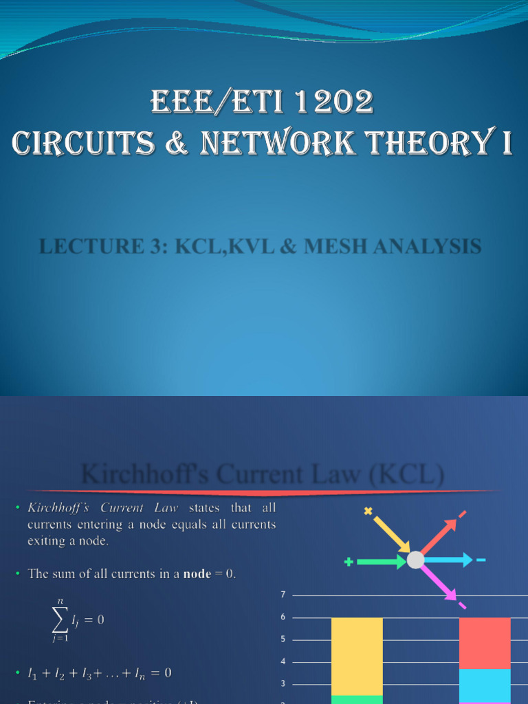 Lecture 3-KCL - KVL & Mesh Analysis | PDF | Electrical Network | Voltage