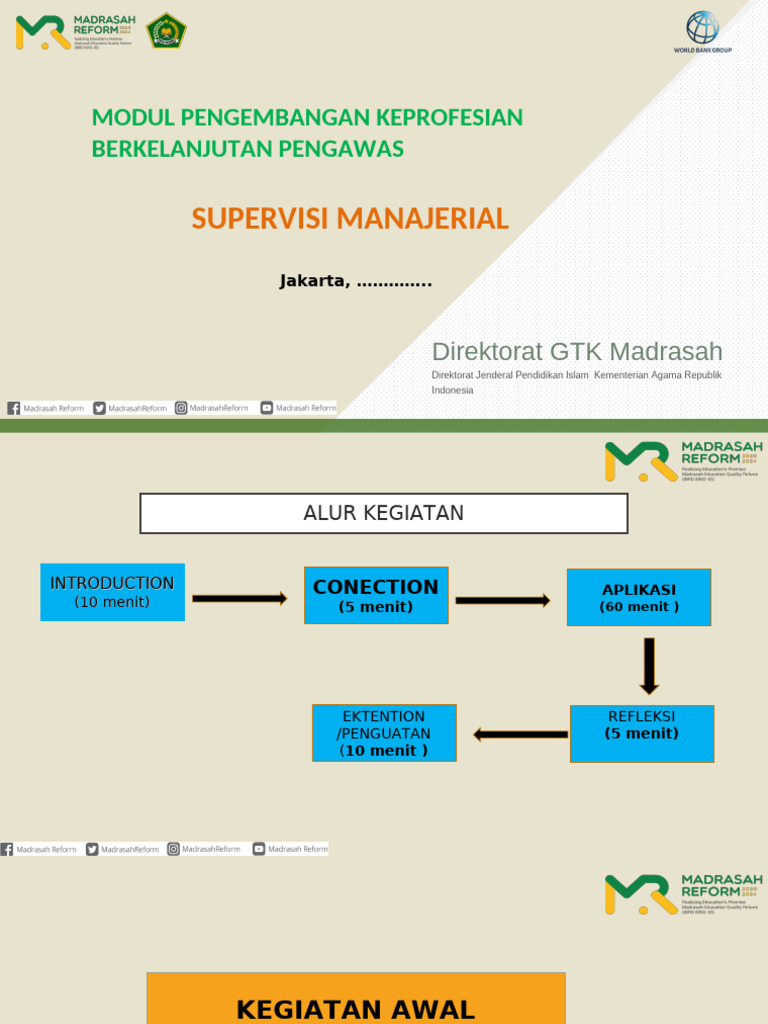 Modul Supervisi Manajerial Madrasah | PDF