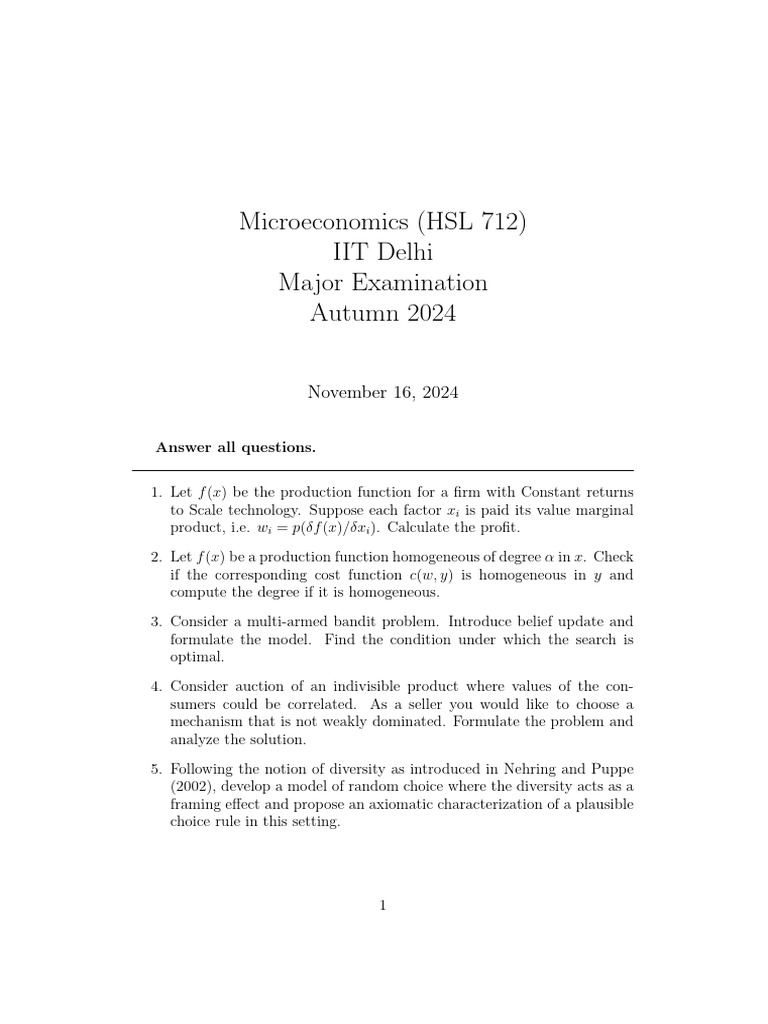 HSL_511_Minor_2024 | PDF
