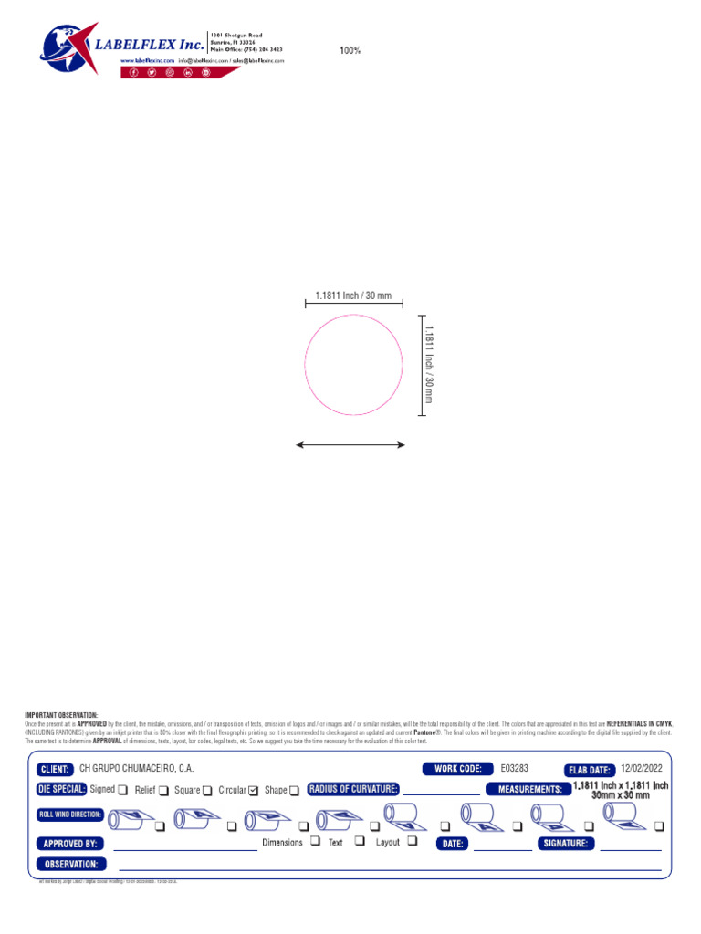 CROMALIN CHUMACEITO SELLO para Marquina | PDF