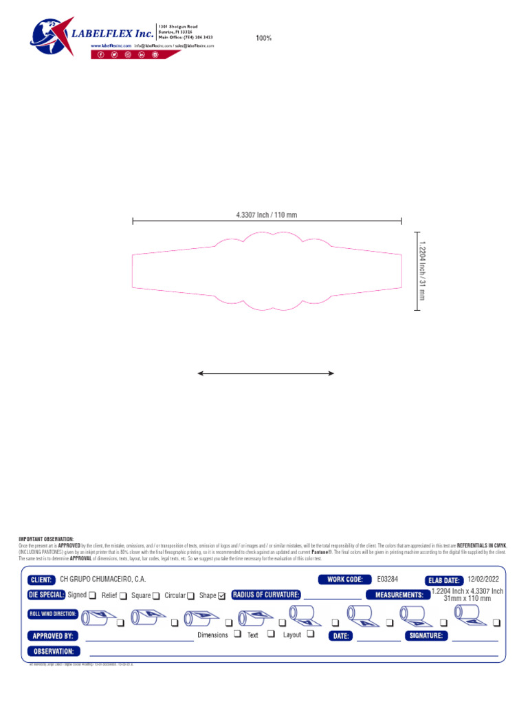 CROMALIN CHUMACEITO CUELLO para Maquila | PDF