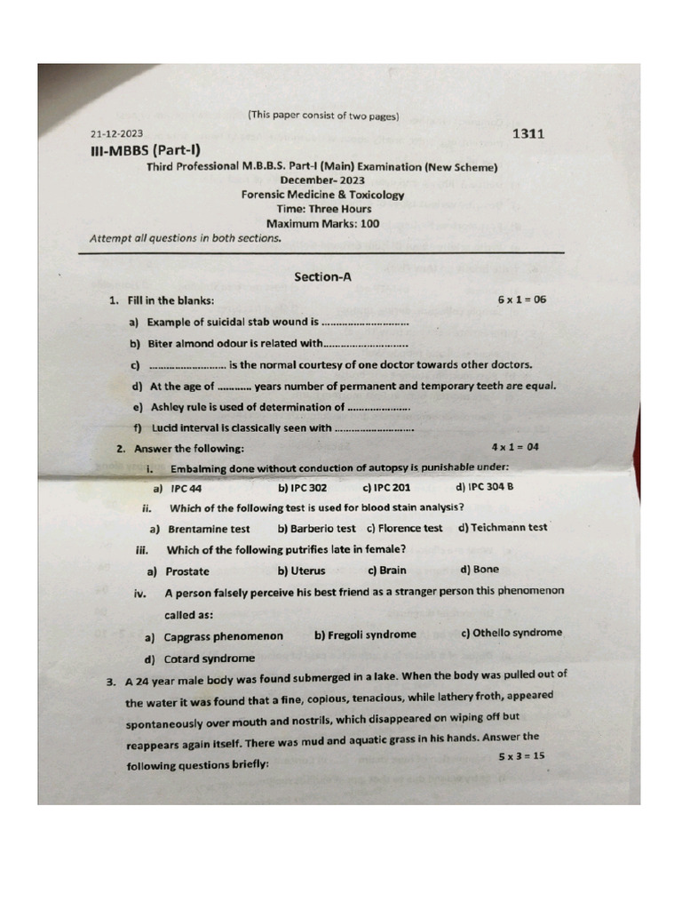 FMT 2020 Batch | PDF