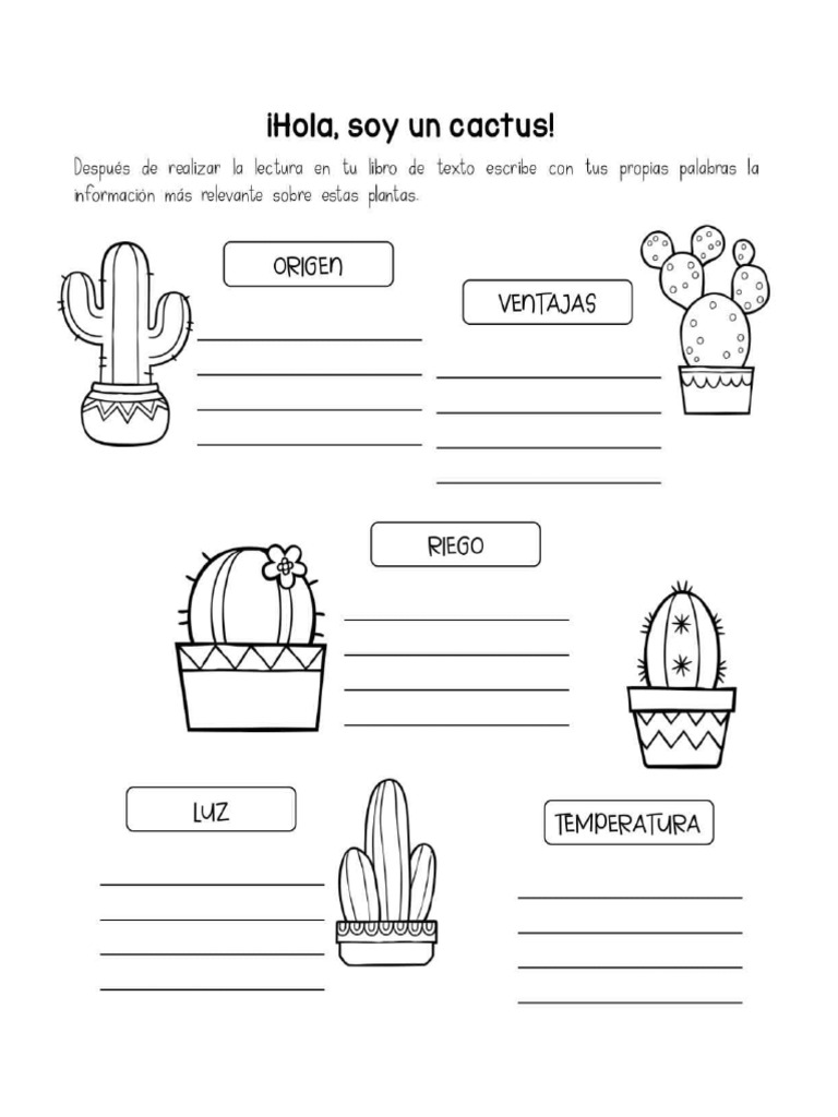 Soy Un Cactus | PDF